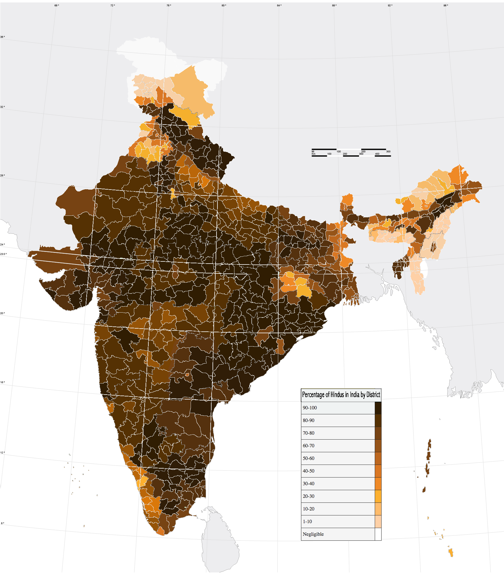 India’s History through Demographic Maps I Made Instead of Studying ...