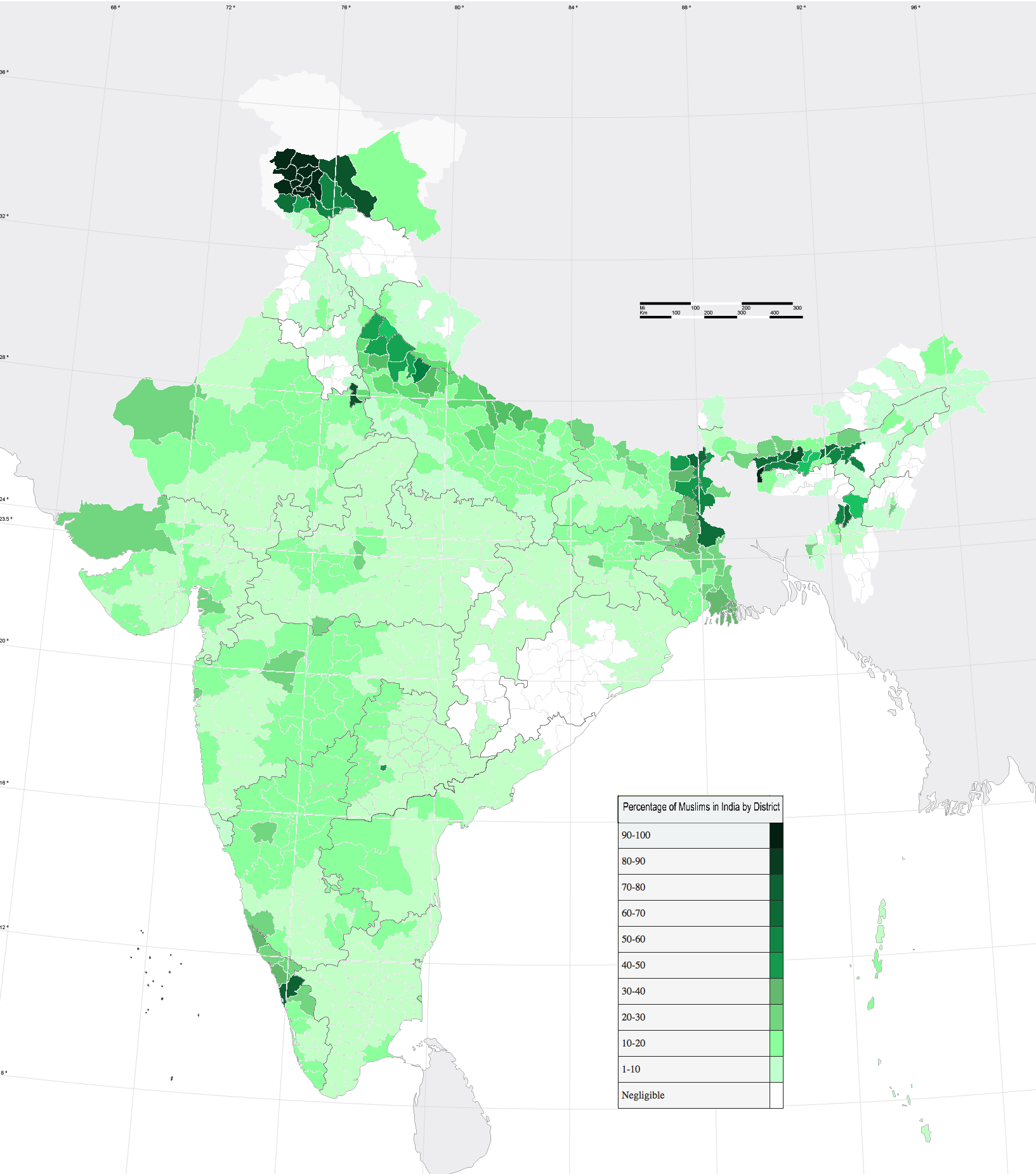 India’s History through Demographic Maps I Made Instead of Studying ...